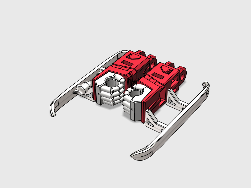 STL file Combiner Wars Blades - Arms 🤖・3D printer model to download・Cults