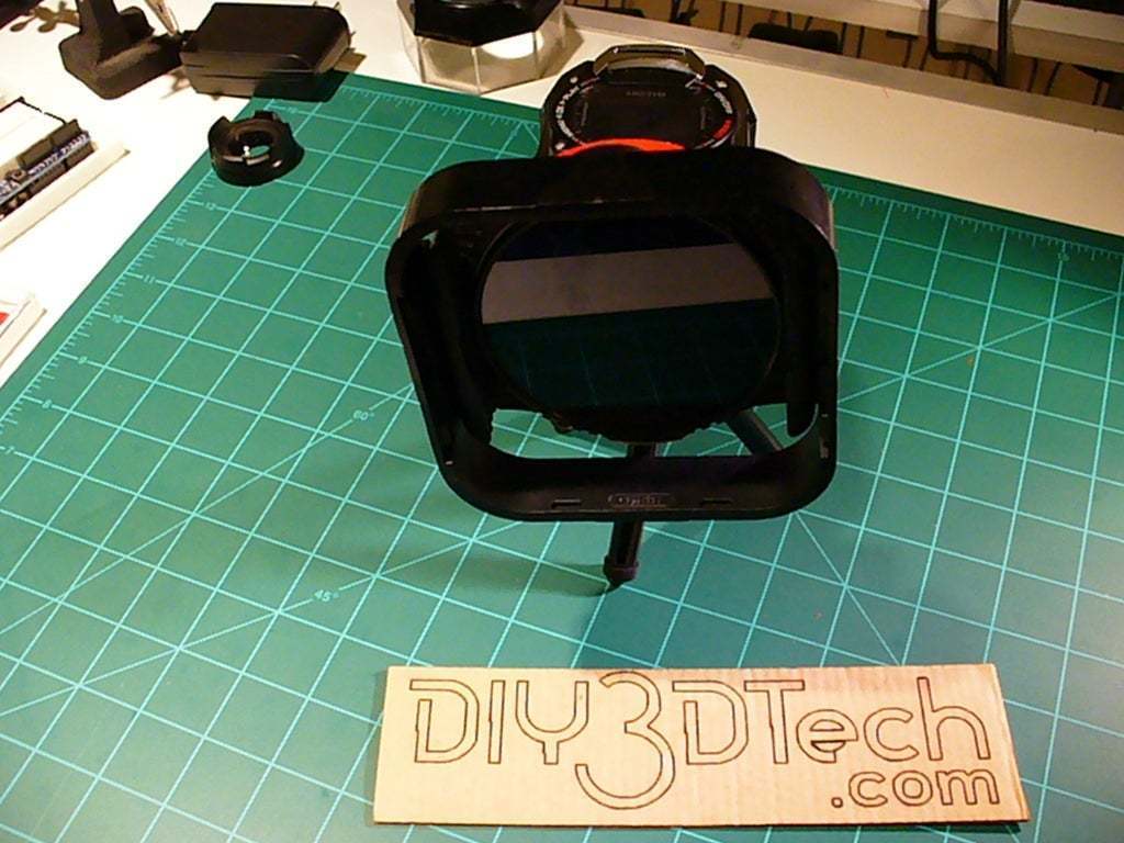 Free STL file Ricoh WG-M1 Action Camera 72mm Filter Adapter 📷・Model to ...