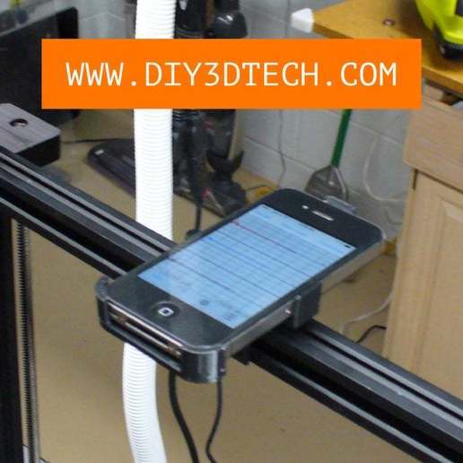 Download free 3D print files Smartphone Vibration Sensor Mount for 20 x ...