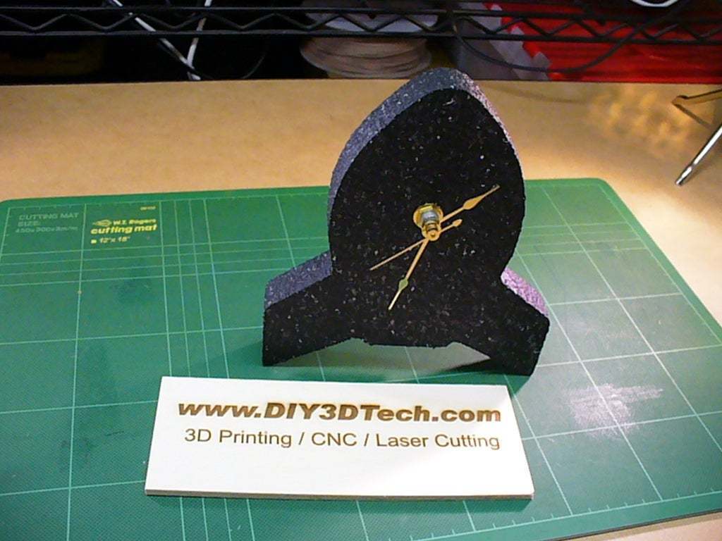 Free STL file Rocket Clock!・3D printing model to download・Cults