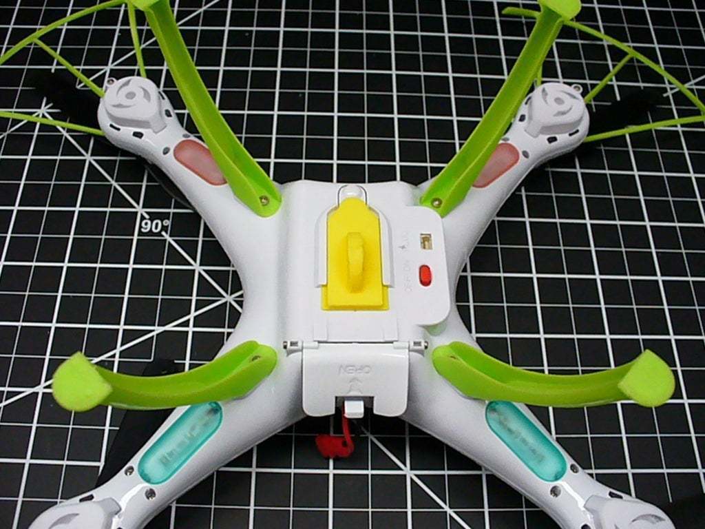 Free STL file Syma X5 Camera Locking Camera Mount!・3D print design to ...