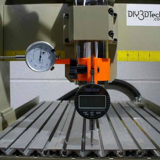 Download free STL CNC Alignment Collar for Dial Indicator (3020 3040 ...