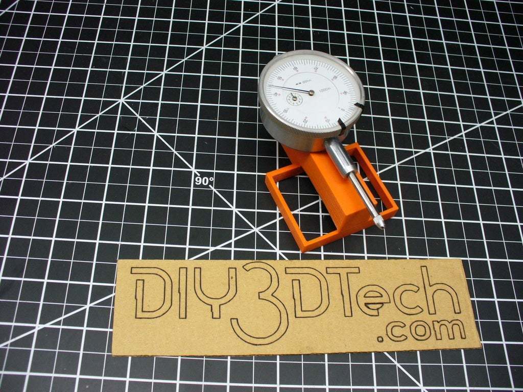 Free STL file Creality CR-10 Dial Indicator Mount for Bed Level ...