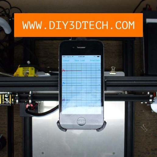 Download free 3D print files Smartphone Vibration Sensor Mount for 20 x ...