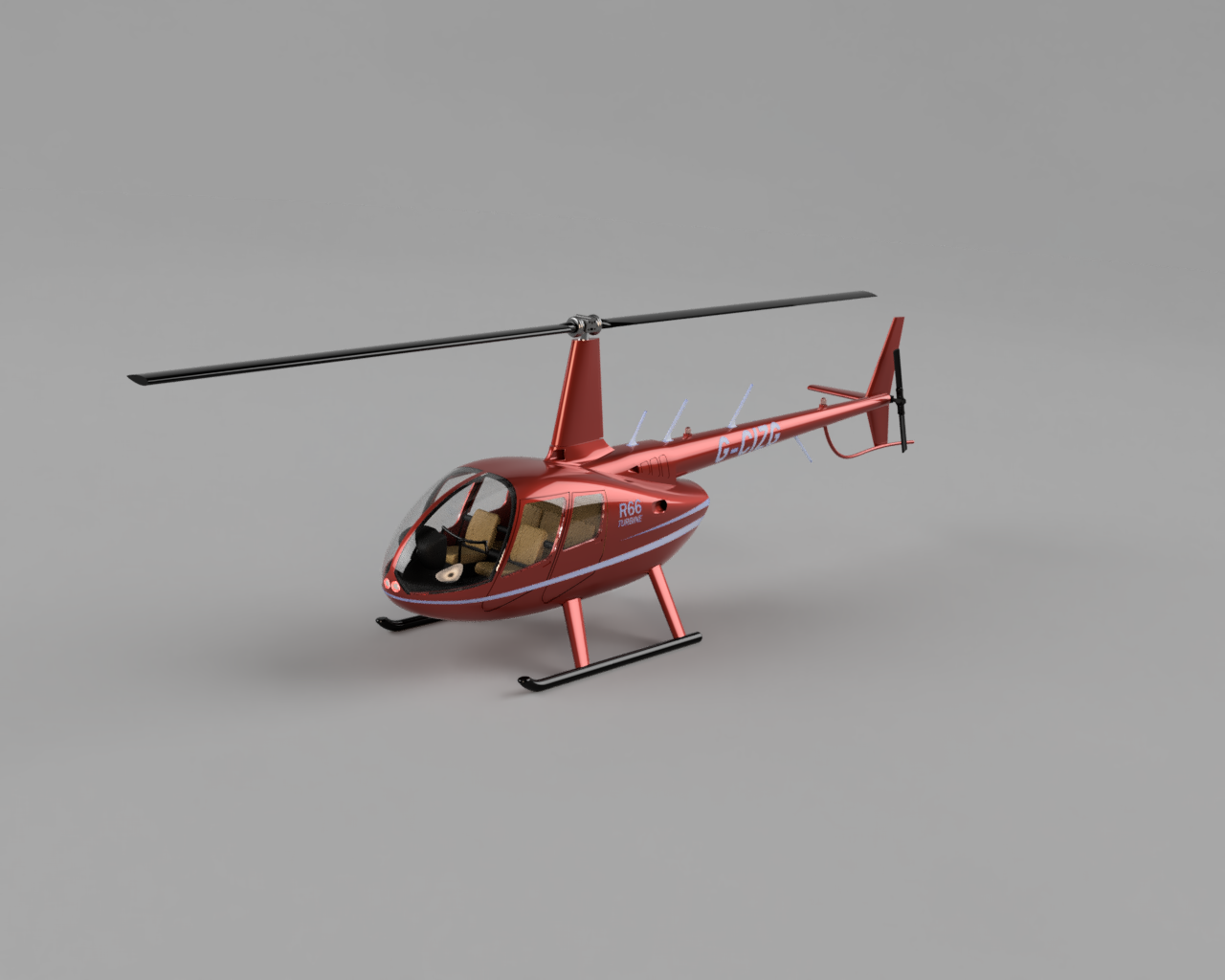 3D file Robinson R66・3D printing template to download・Cults
