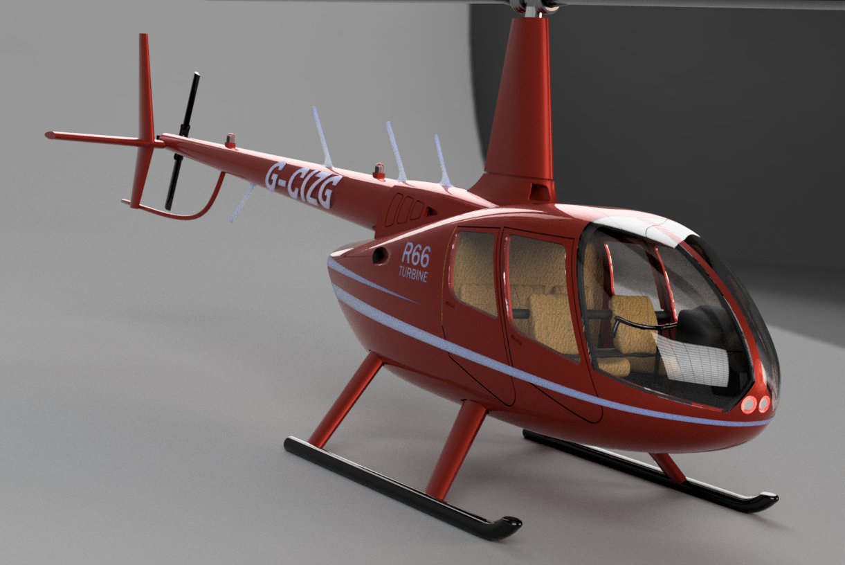 3D file Robinson R66・3D printing template to download・Cults
