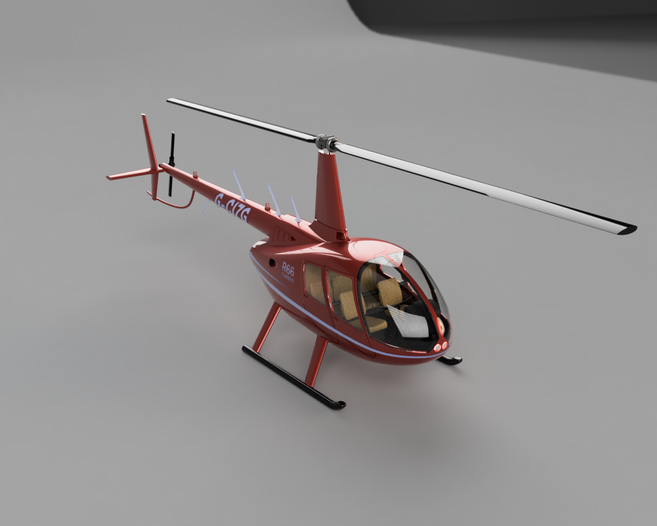 3D file Robinson R66・3D printing template to download・Cults