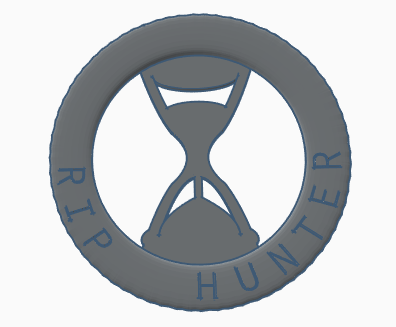 STL file Rip Hunter pin emblem.・3D printing template to download・Cults