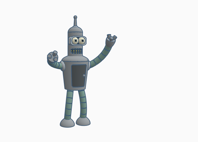 Archivo STL Bender Rodriguez・Plan de impresión en 3D para descargar・Cults