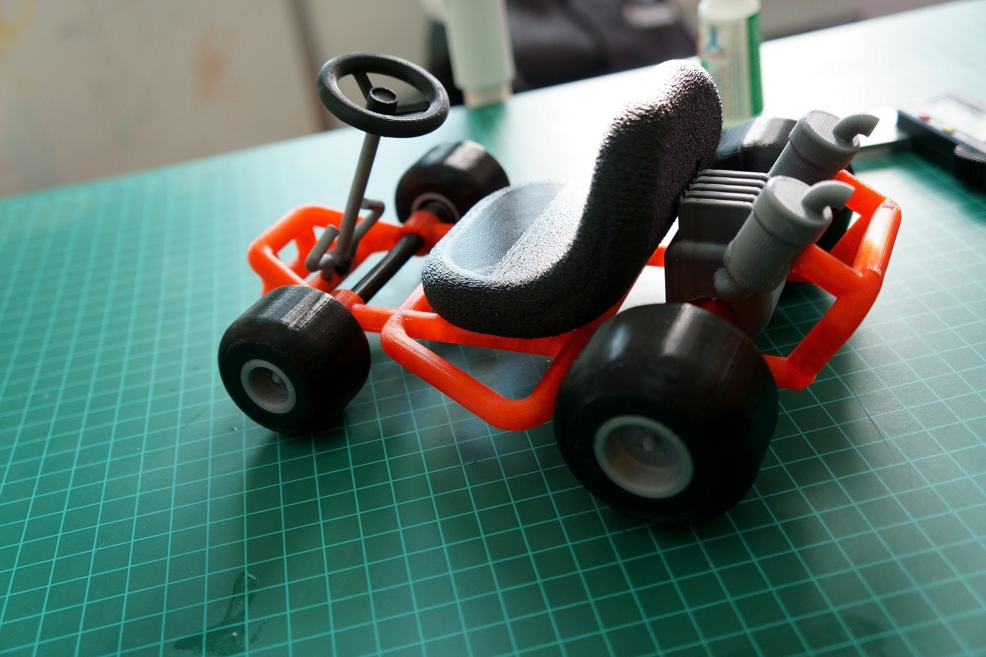 STL file 3D Printable Mario Kart Go-kart (6" x 8") (15cm x 21cm) 🎲 ...