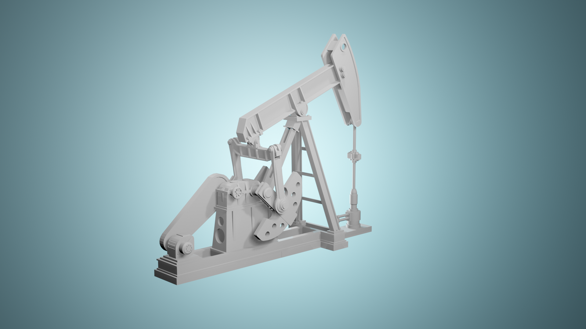 3D file Oil Pump Jack 🛢️・3D printer model to download・Cults