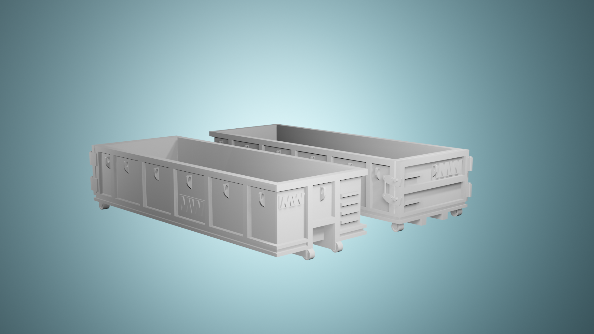 STL file Dumpsters・3D print object to download・Cults