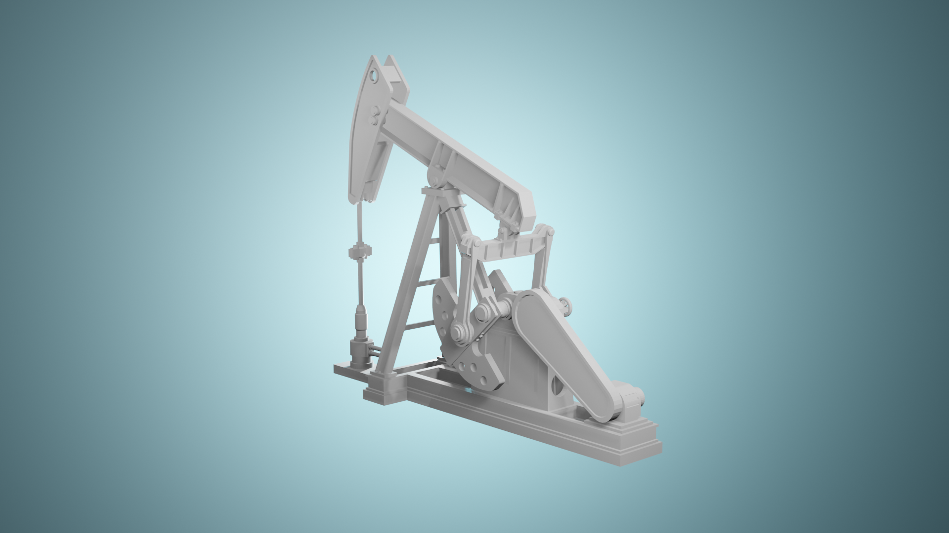 3D file Oil Pump Jack 🛢️・3D printer model to download・Cults