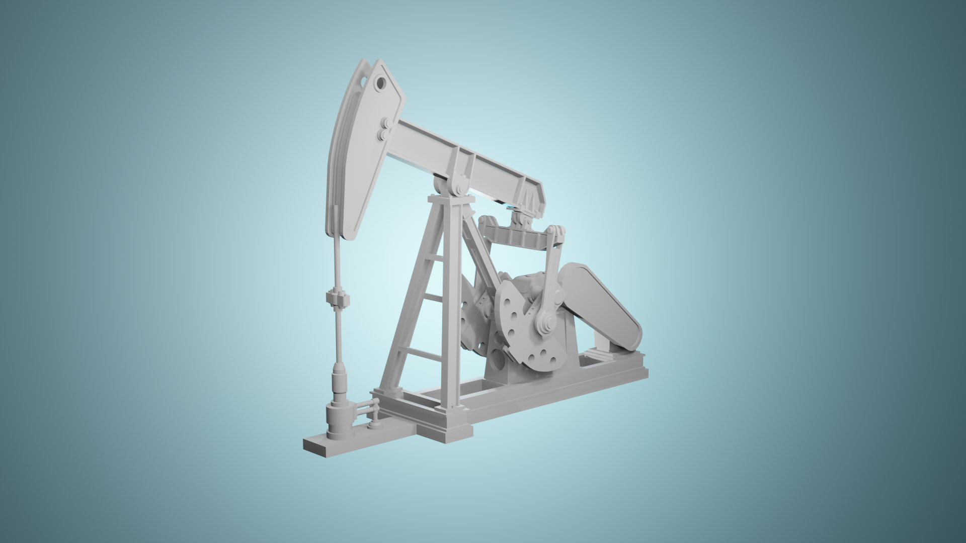 3D file Oil Pump Jack 🛢️・3D printer model to download・Cults