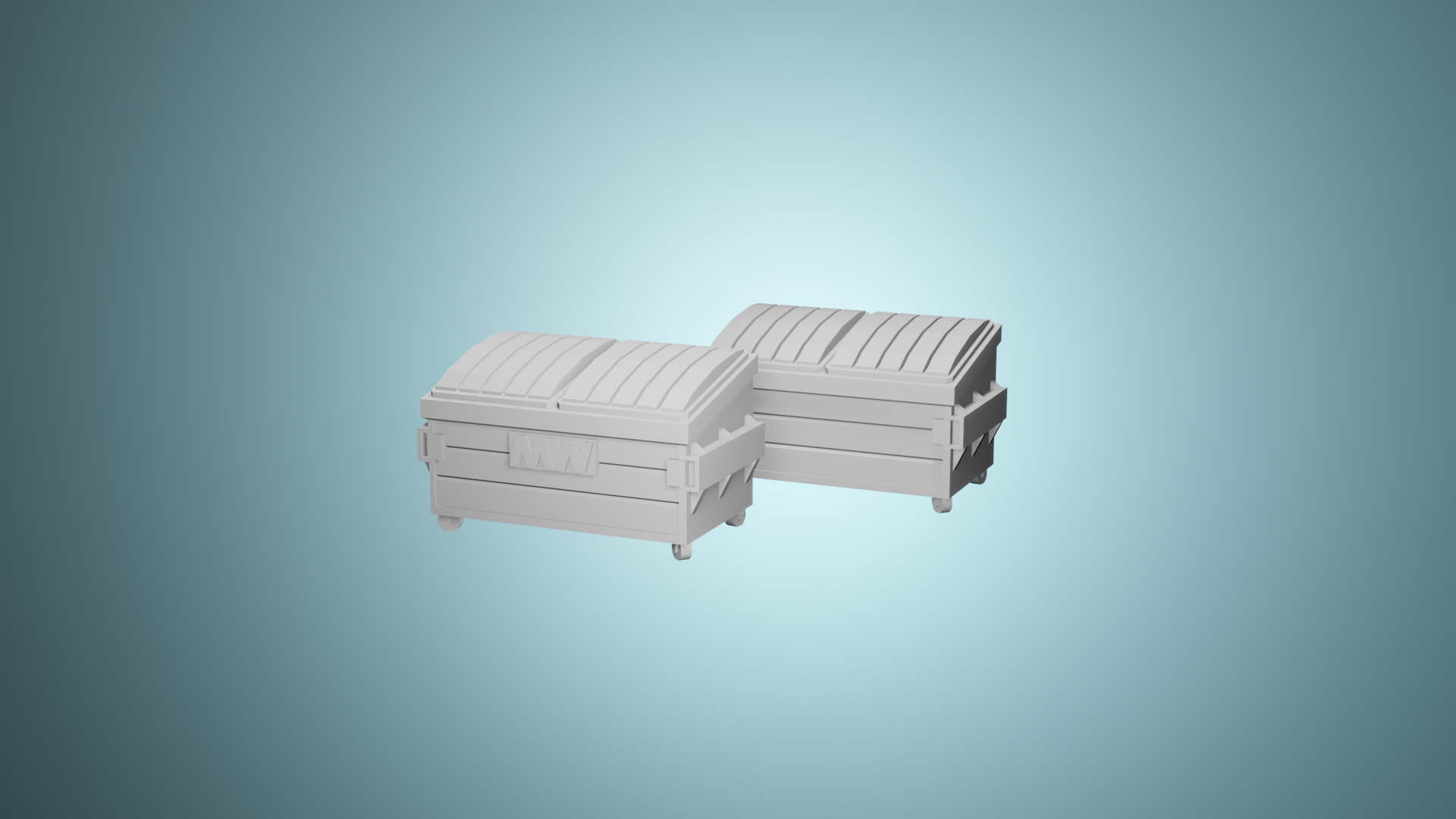 STL file Dumpsters・3D print object to download・Cults