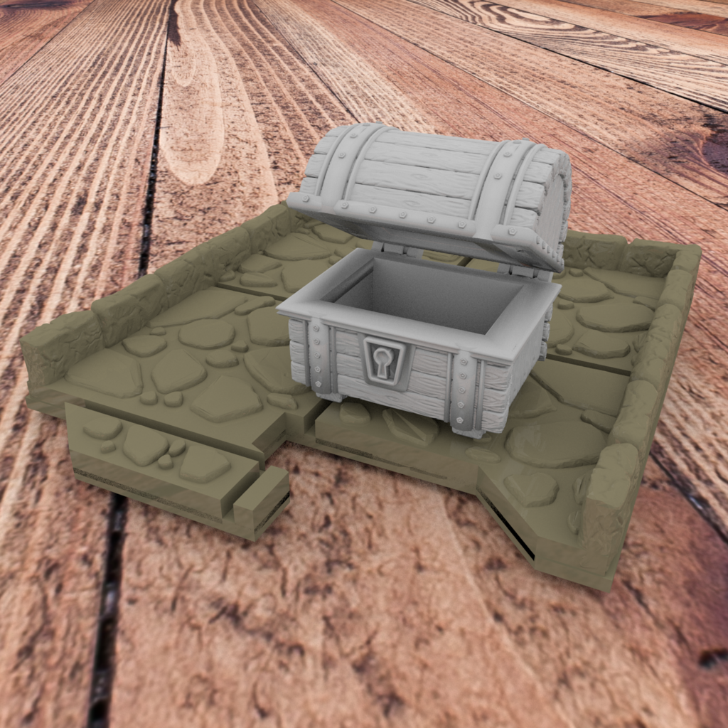 Download free STL file Dungeon Terrain Tiles with Puzzle Lock • 3D ...