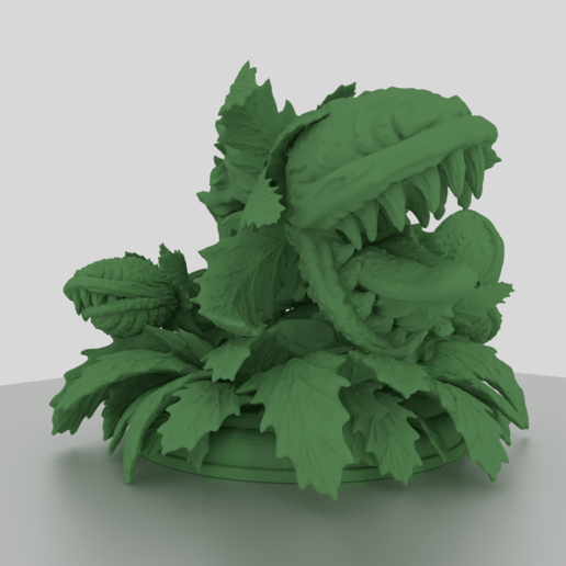 Download 3D print files Maneater Plant 50mm Large Creature for Tabletop ...