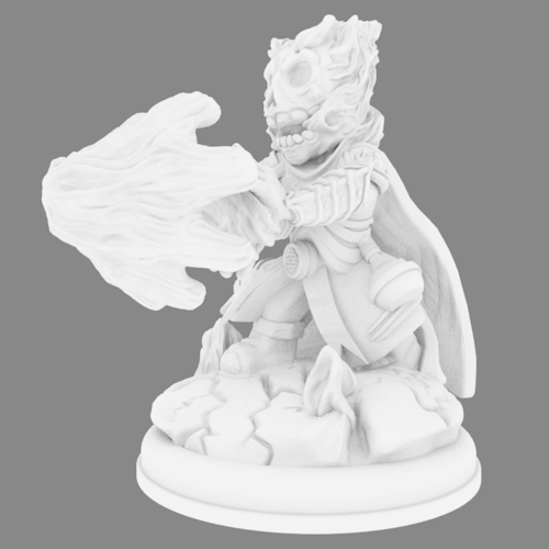Free STL file Skeleton mage・3D printable design to download・Cults