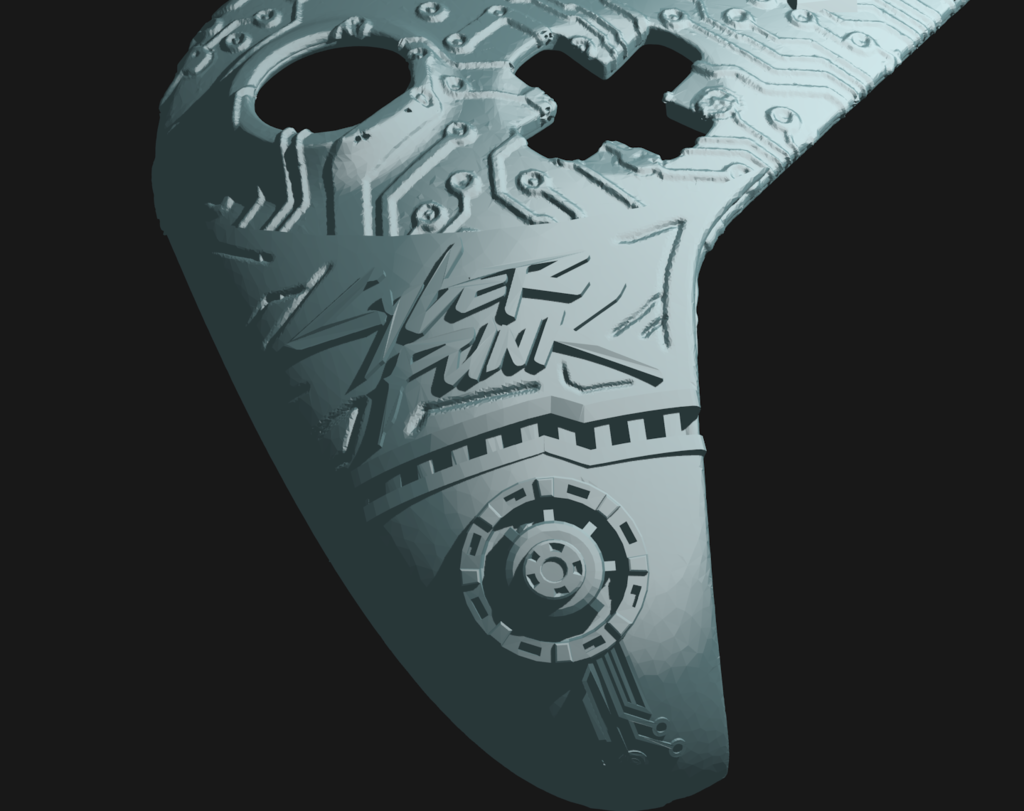 Free STL file CyberPunk Xbox Controller Faceplate 🎮・3D printing idea to ...