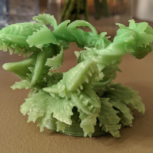 3D printing Maneater Plant 50mm Large Creature for Tabletop Adventures ...