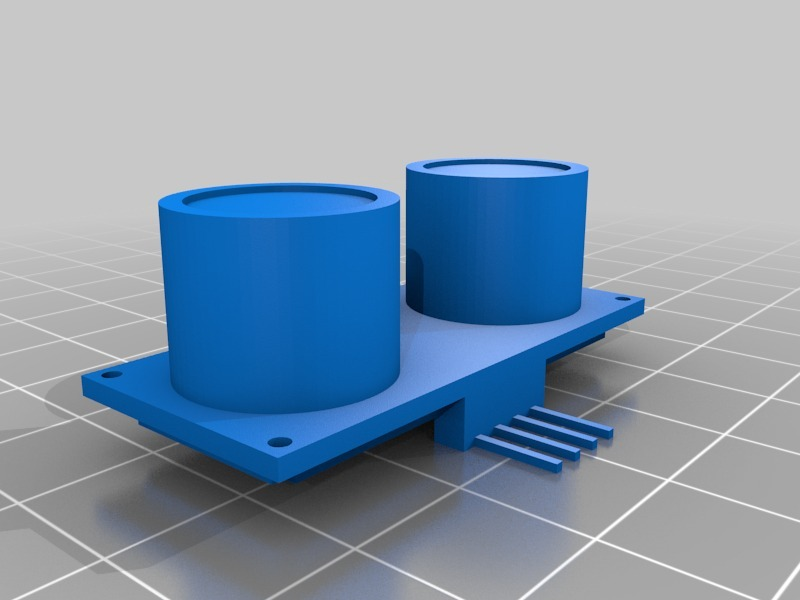Free 3d File Ultrasonic Sensor Hc Sr04 As A Head 🧑‍🔧・3d Print Object To Download・cults
