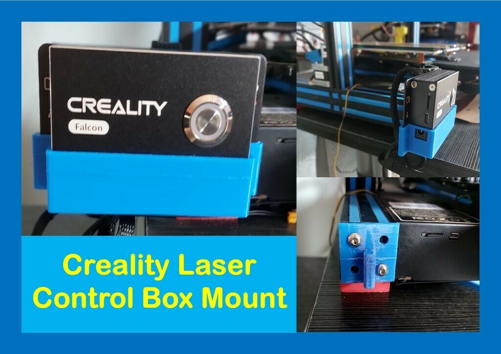 Free 3D file Creality Laser Control Box Mount 🎛️・3D printable model to ...