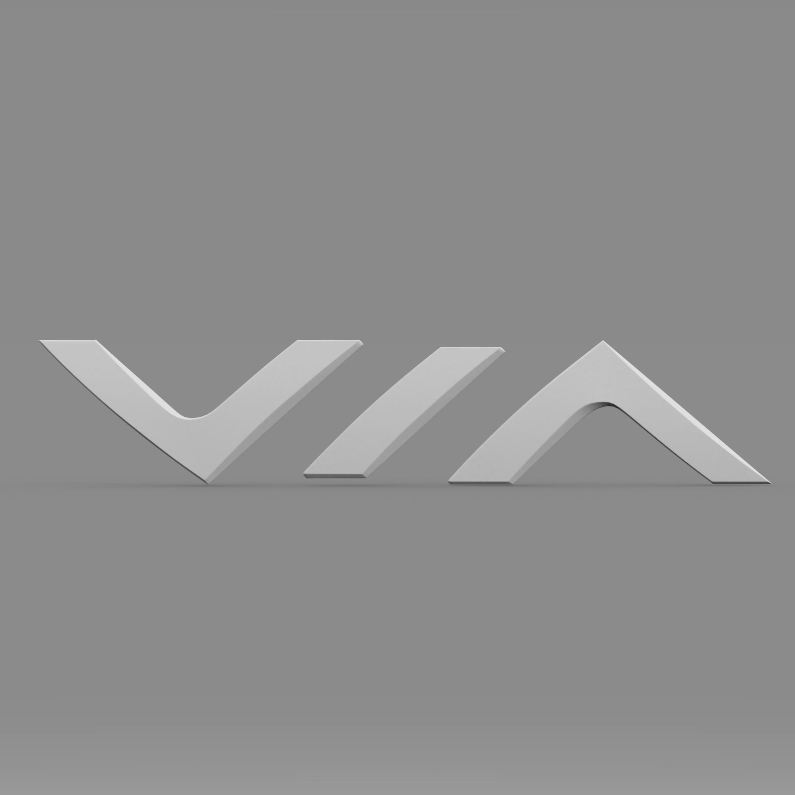 Archivo STL a través del modelo de impresión en 3D del logo 🚗・Diseño de ...