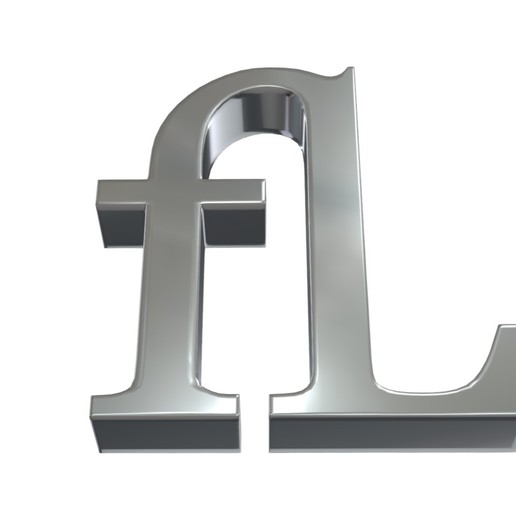 Download 3DS file faberlic logo • Design to 3D print ・ Cults