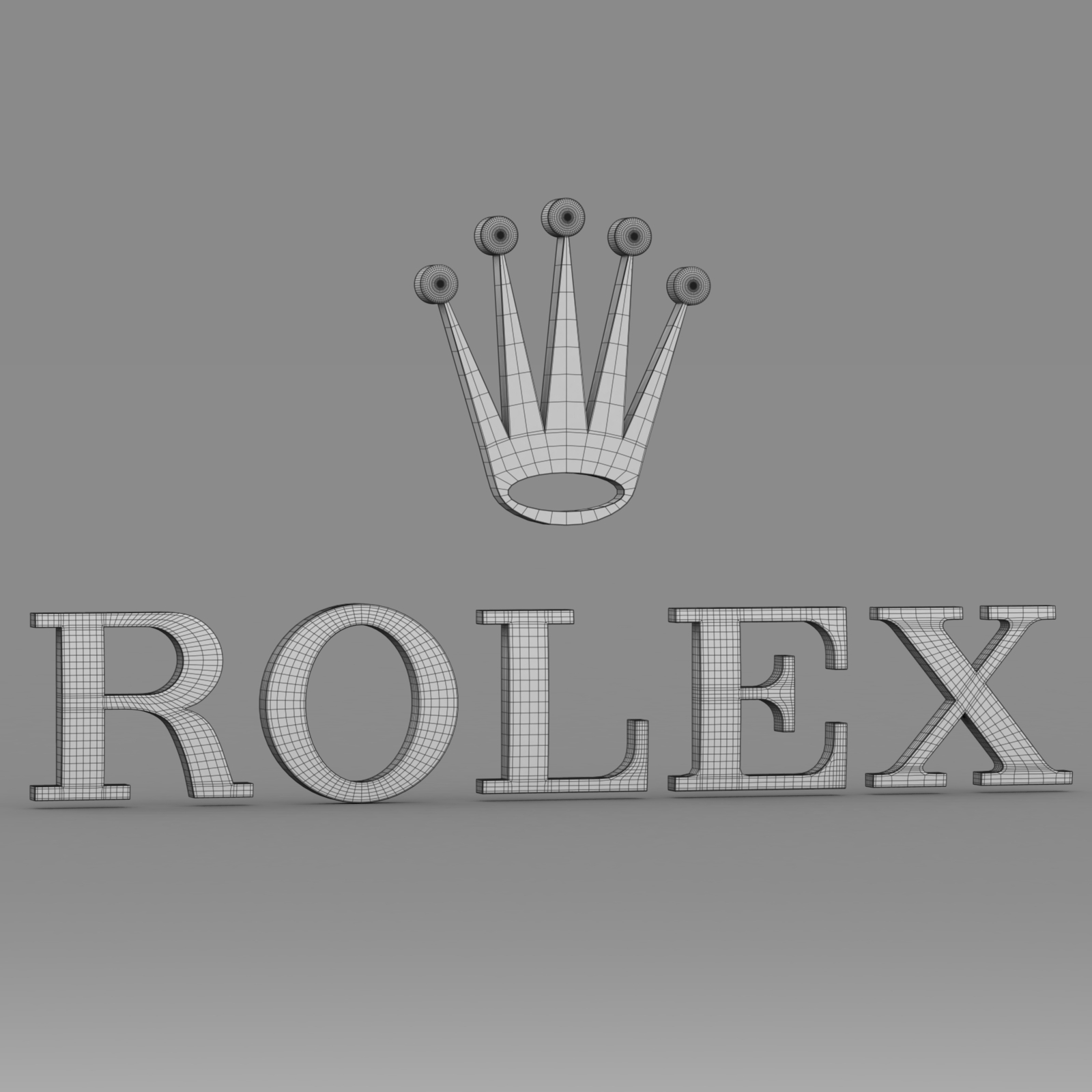 STL file rolex logo ⌚・3D printable design to download・Cults