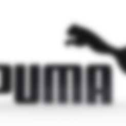 Descargar archivo 3DS Logotipo del Puma • Diseño para la impresora 3D ...
