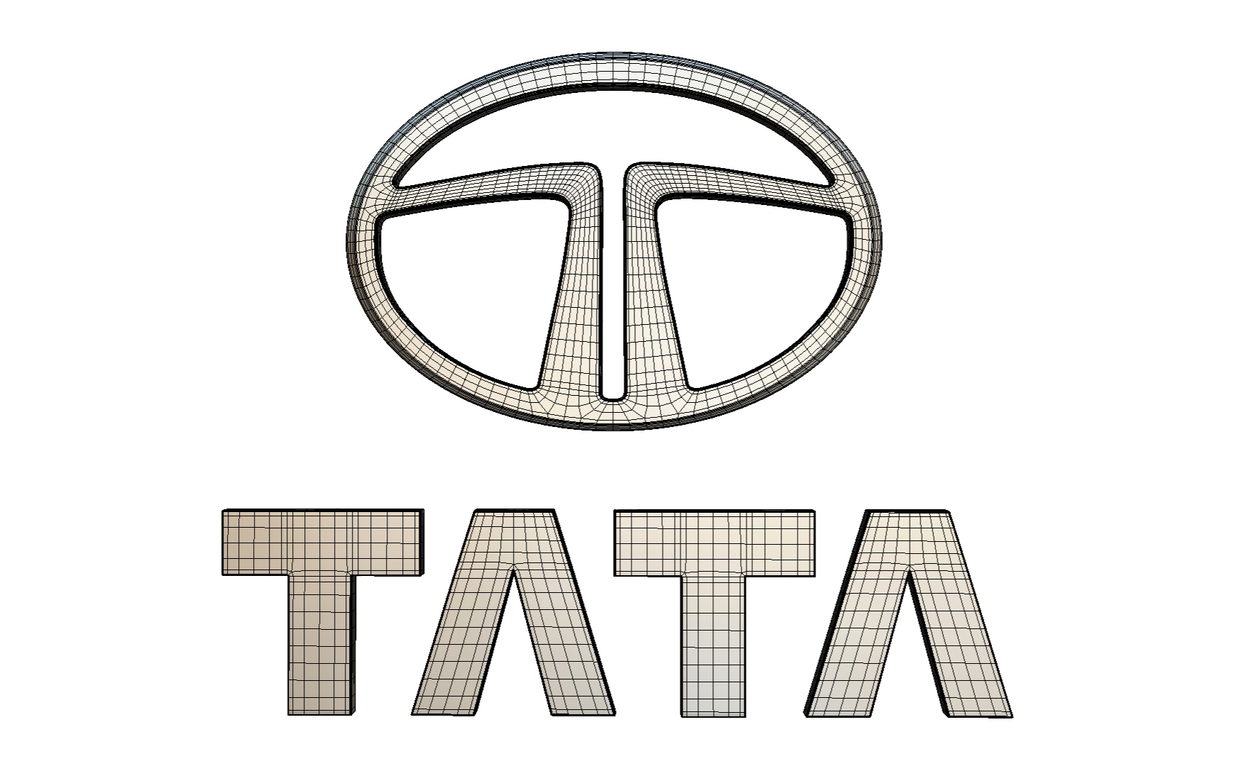 STL file tata logo・3D printer model to download・Cults