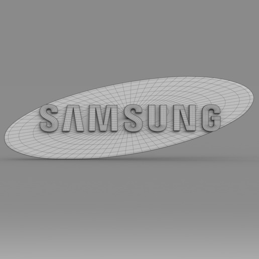 Download 3DS file samsung logo • 3D printer template ・ Cults