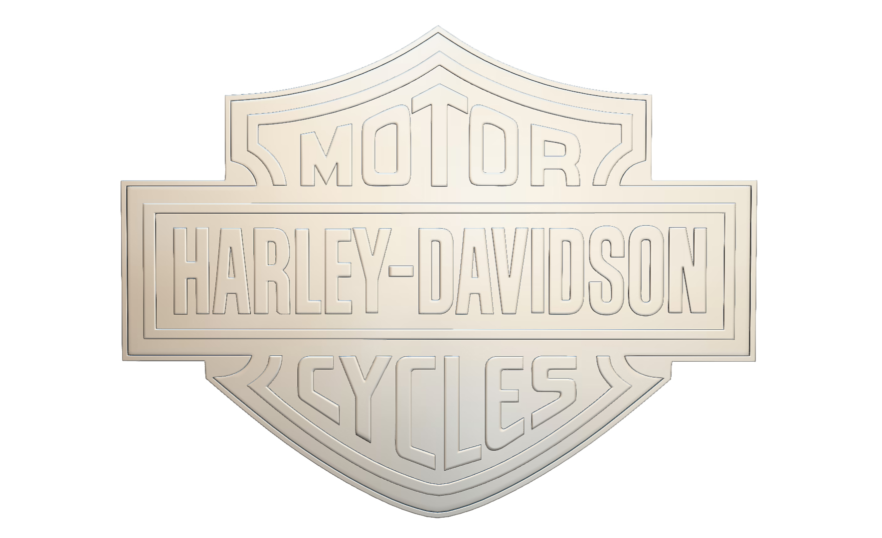 STL file harley davidson logo 2・3D print model to download・Cults
