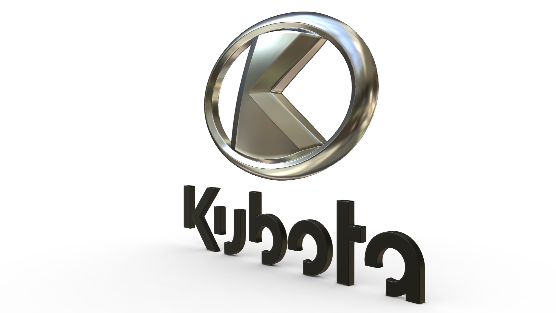 STL file kubota logo 🚗・3D printer model to download・Cults