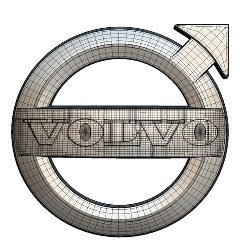 Download 3DS file volvo logo 3 • Template to 3D print ・ Cults