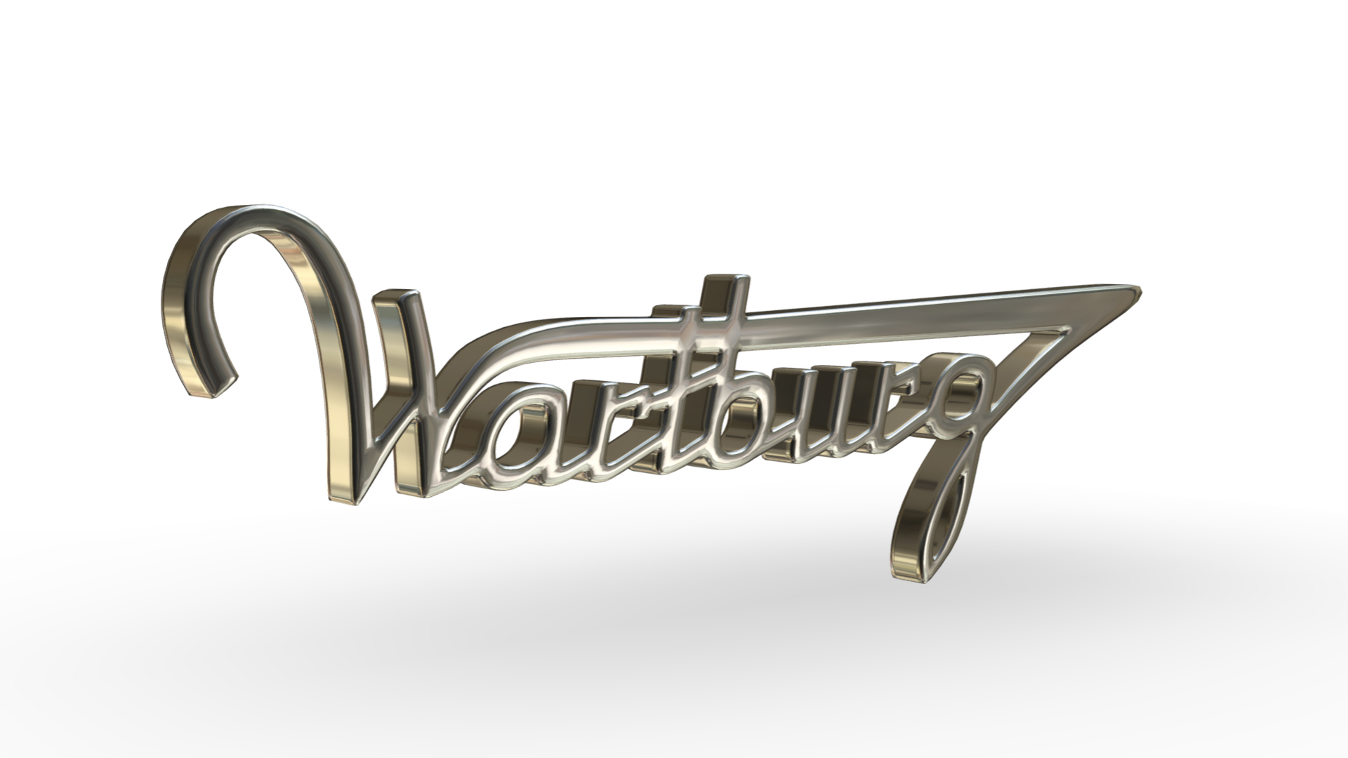 STL file wartburg logo・3D printer model to download・Cults