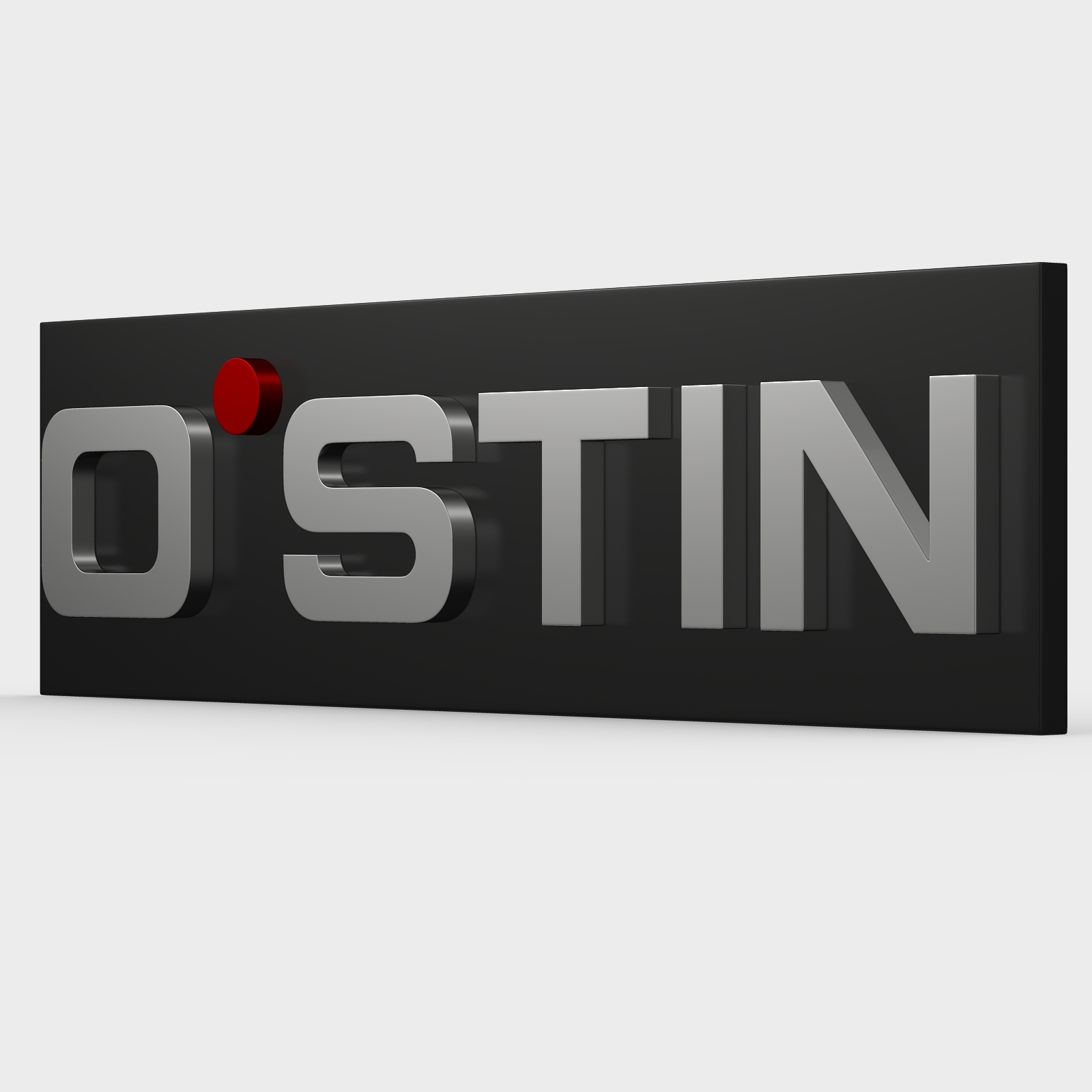 STL file ostin logo・3D print design to download・Cults