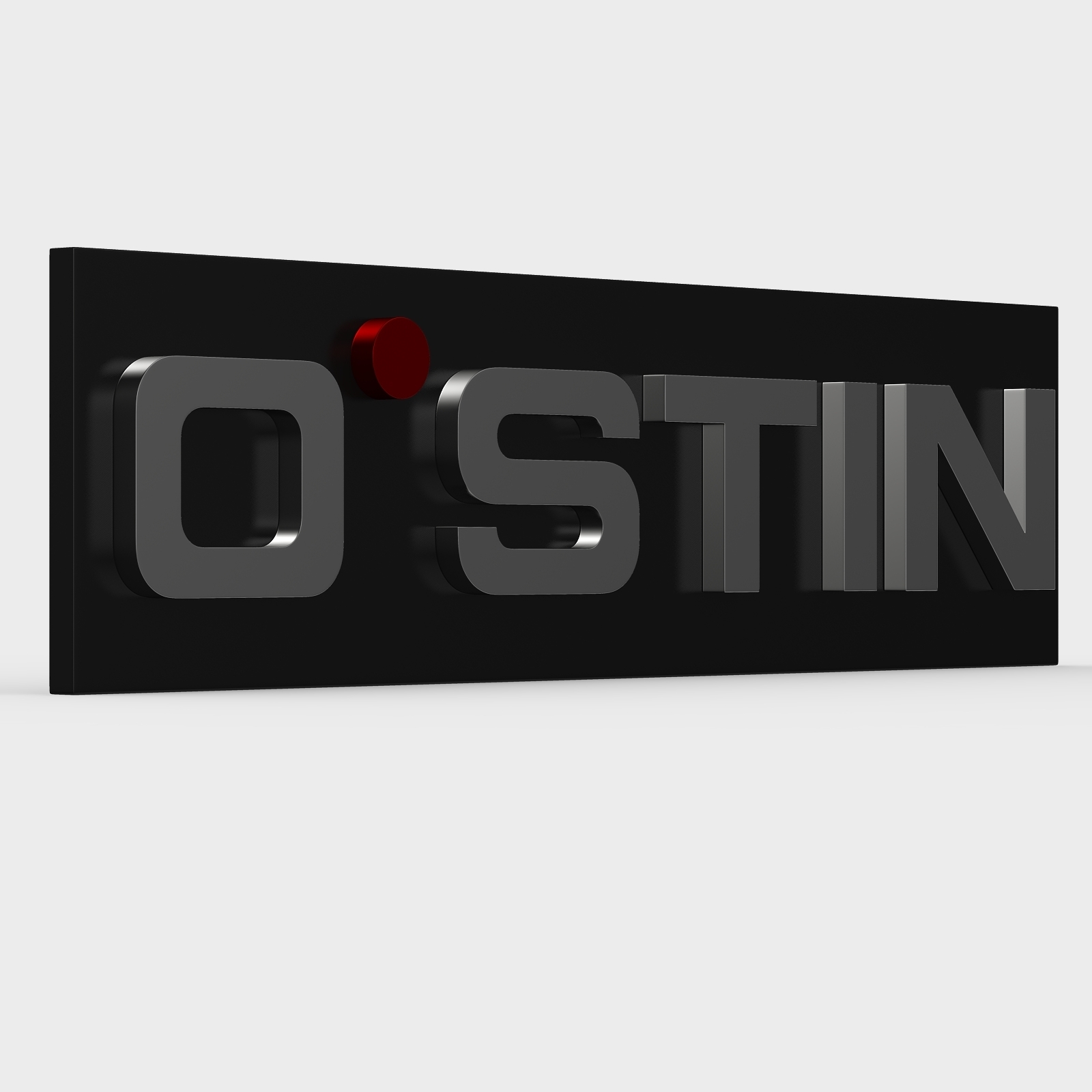 STL file ostin logo・3D print design to download・Cults