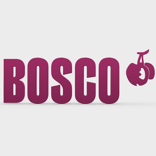Descargar archivo 3DS logo de bosco • Modelo para la impresión en 3D ...