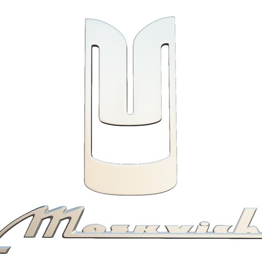Download 3DS file moskvich_logo • 3D printer object ・ Cults
