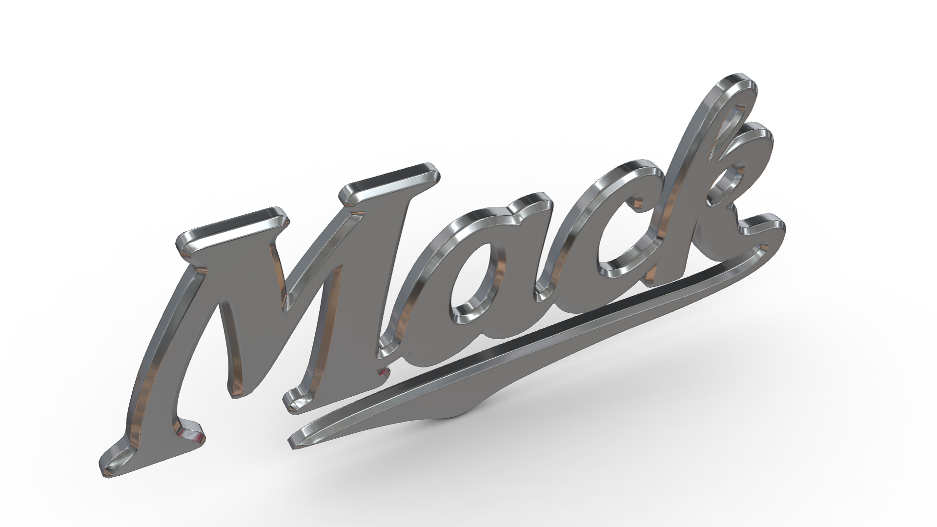 STL file mack logo 2 🚗・3D printable design to download・Cults