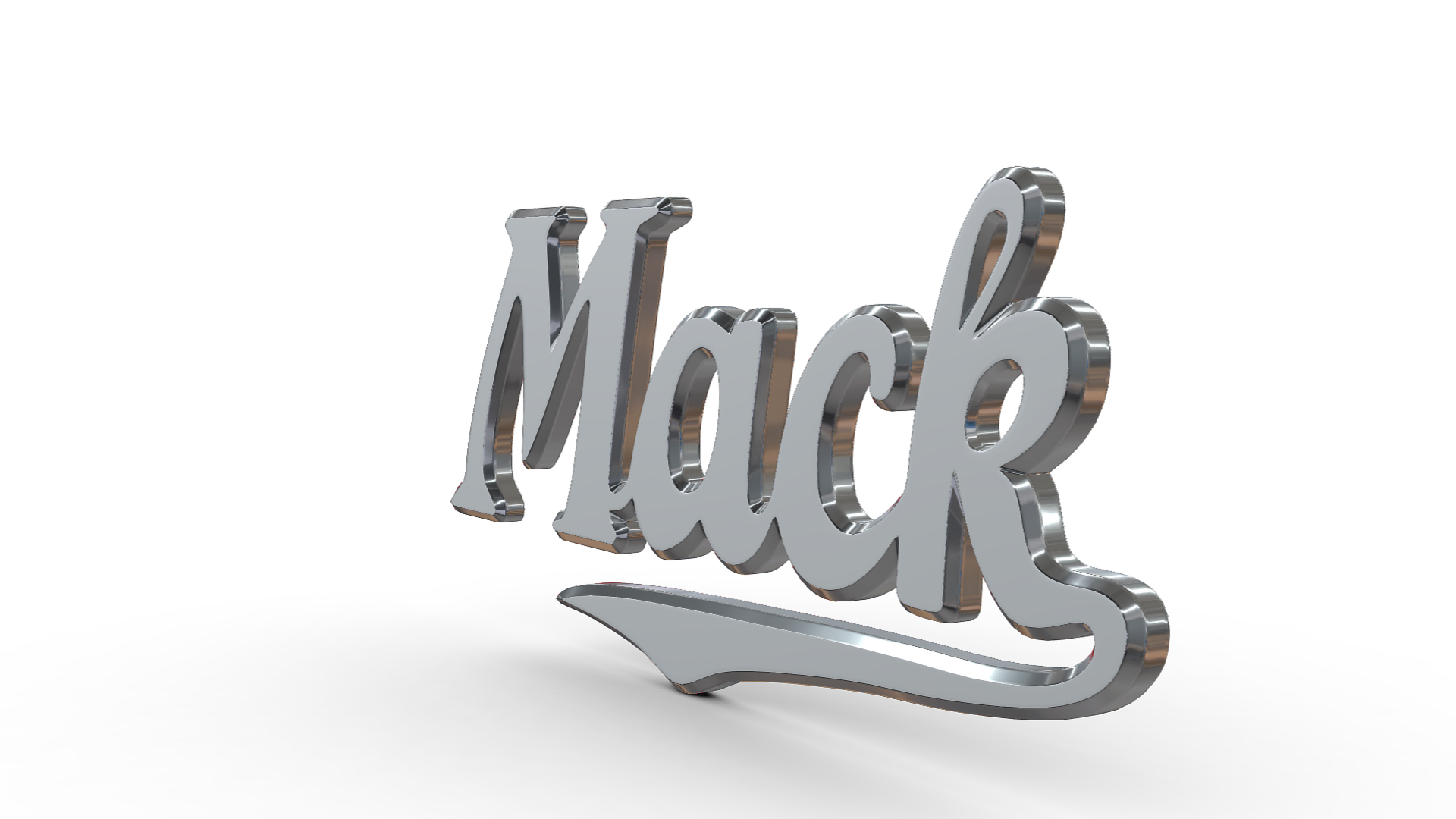 STL file mack logo 2 🚗・3D printable design to download・Cults