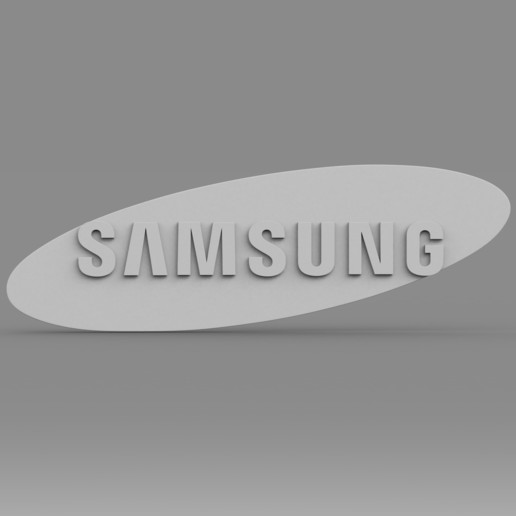 Download 3DS file samsung logo • 3D printer template ・ Cults