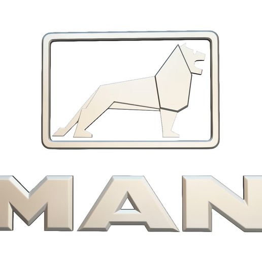 Download 3DS file man logo 2 • 3D printable model ・ Cults