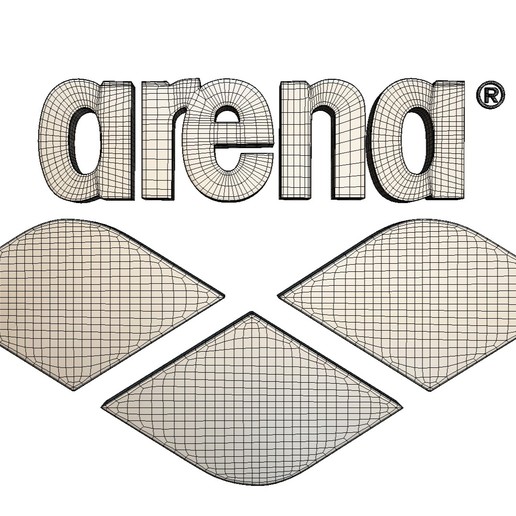 Descargar archivo OBJ logo de la arena • Objeto imprimible en 3D ・ Cults