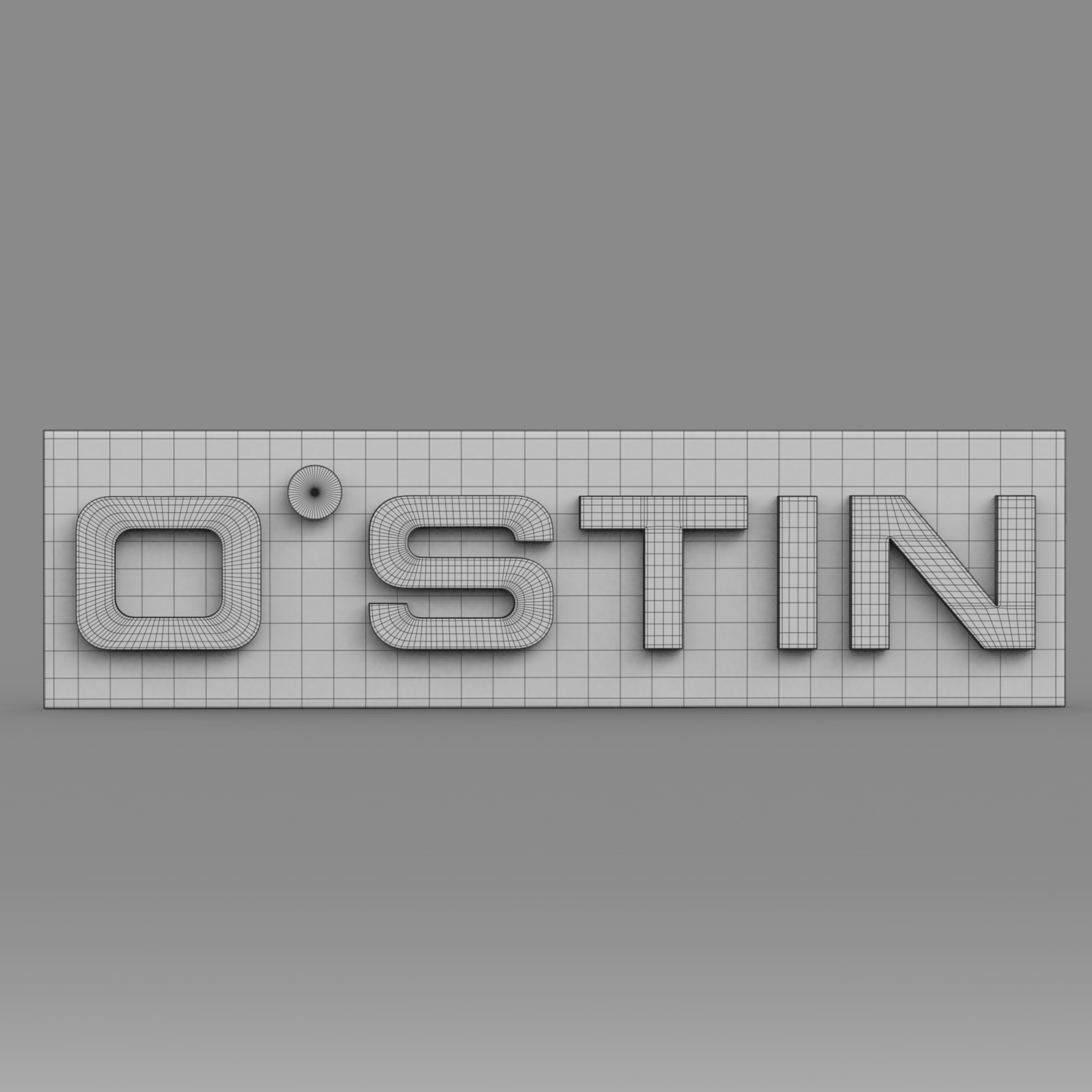 STL file ostin logo・3D print design to download・Cults