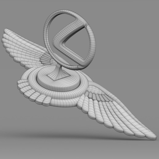 Download 3DS file lexus logo hood ornament • Model to 3D print ・ Cults