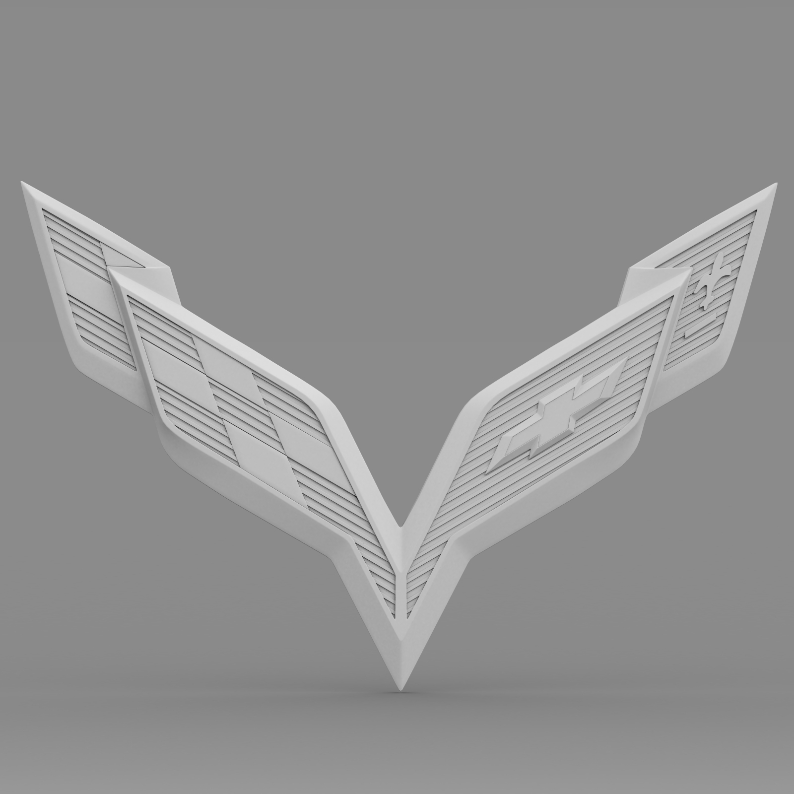 Free STL file corvette logo 🚗・Design to download and 3D print・Cults