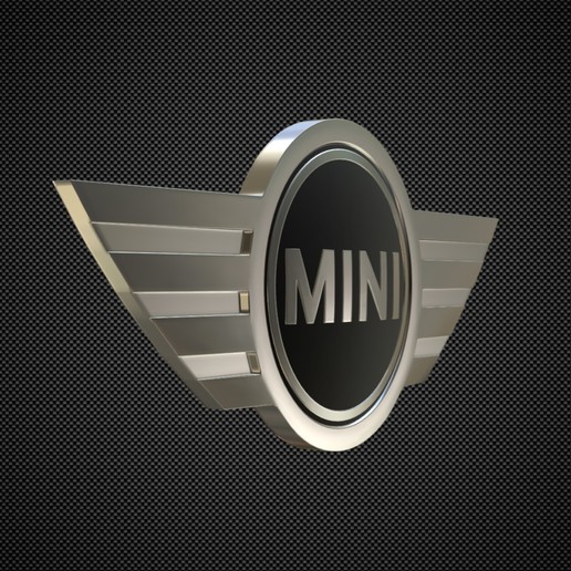 Download 3DS file mini logo • Template to 3D print ・ Cults