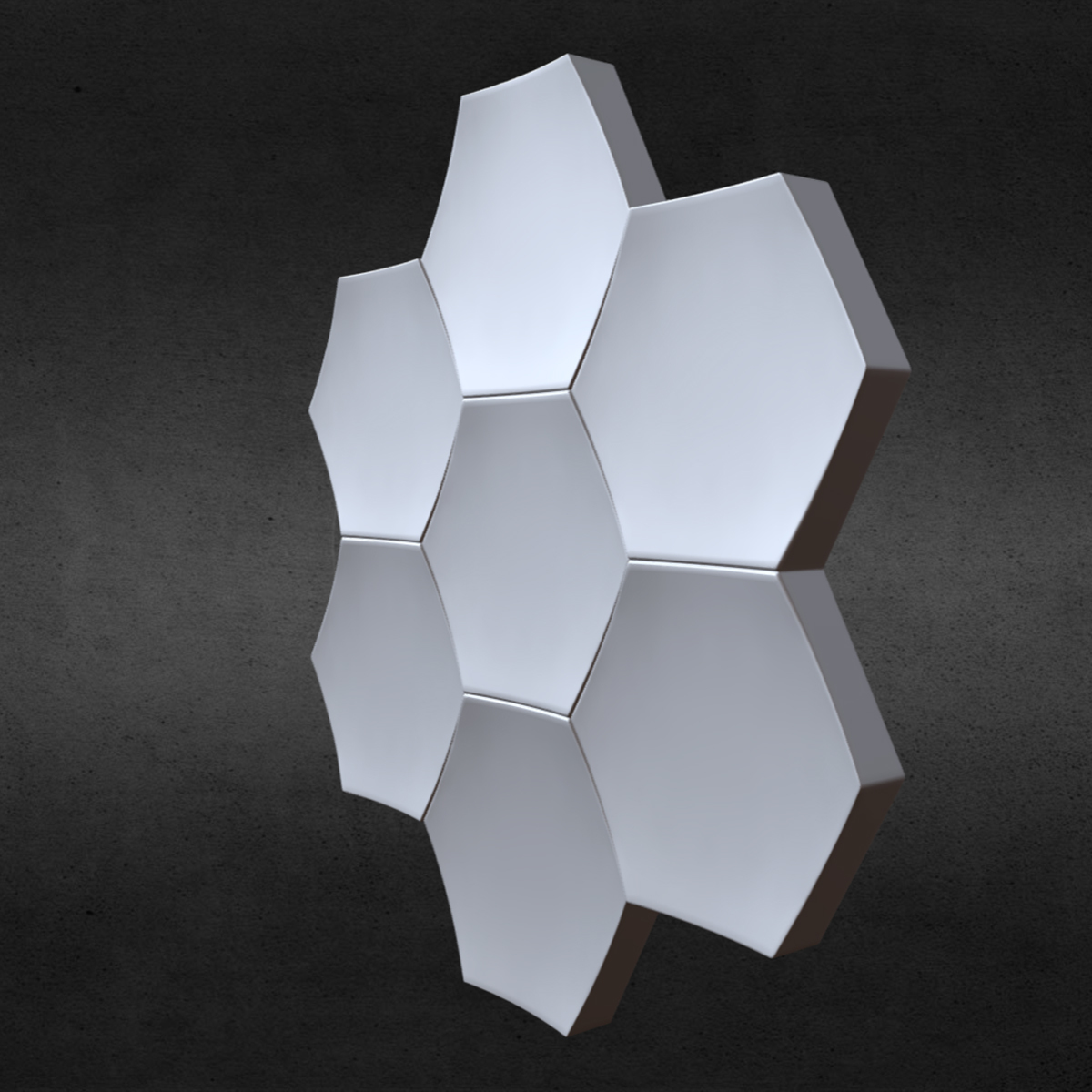 Fichier STL Panneau mural 3d 7・Plan pour impression 3D à télécharger・Cults